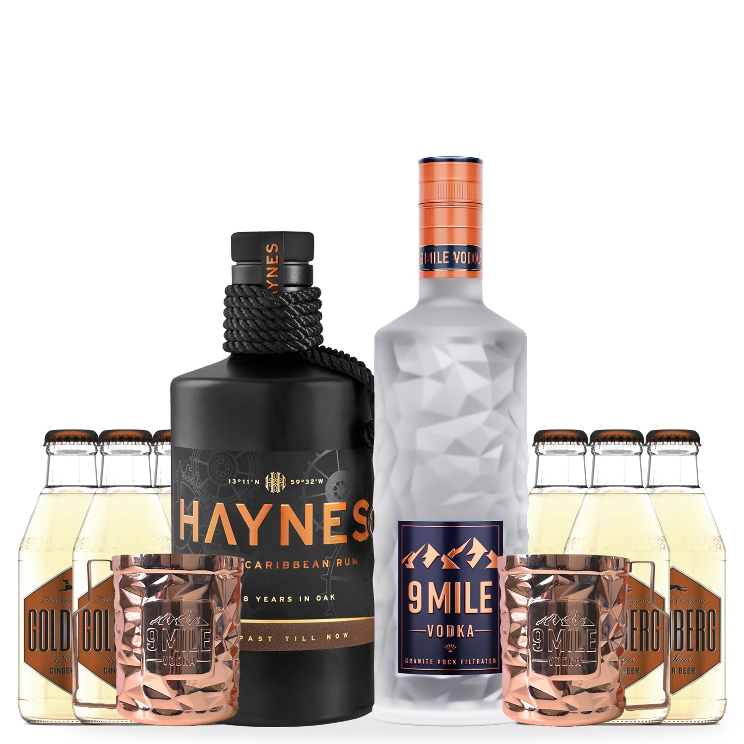 9 MILE Vodka x HAYNES RUM Copper Mug Bundle – MBG Shop
