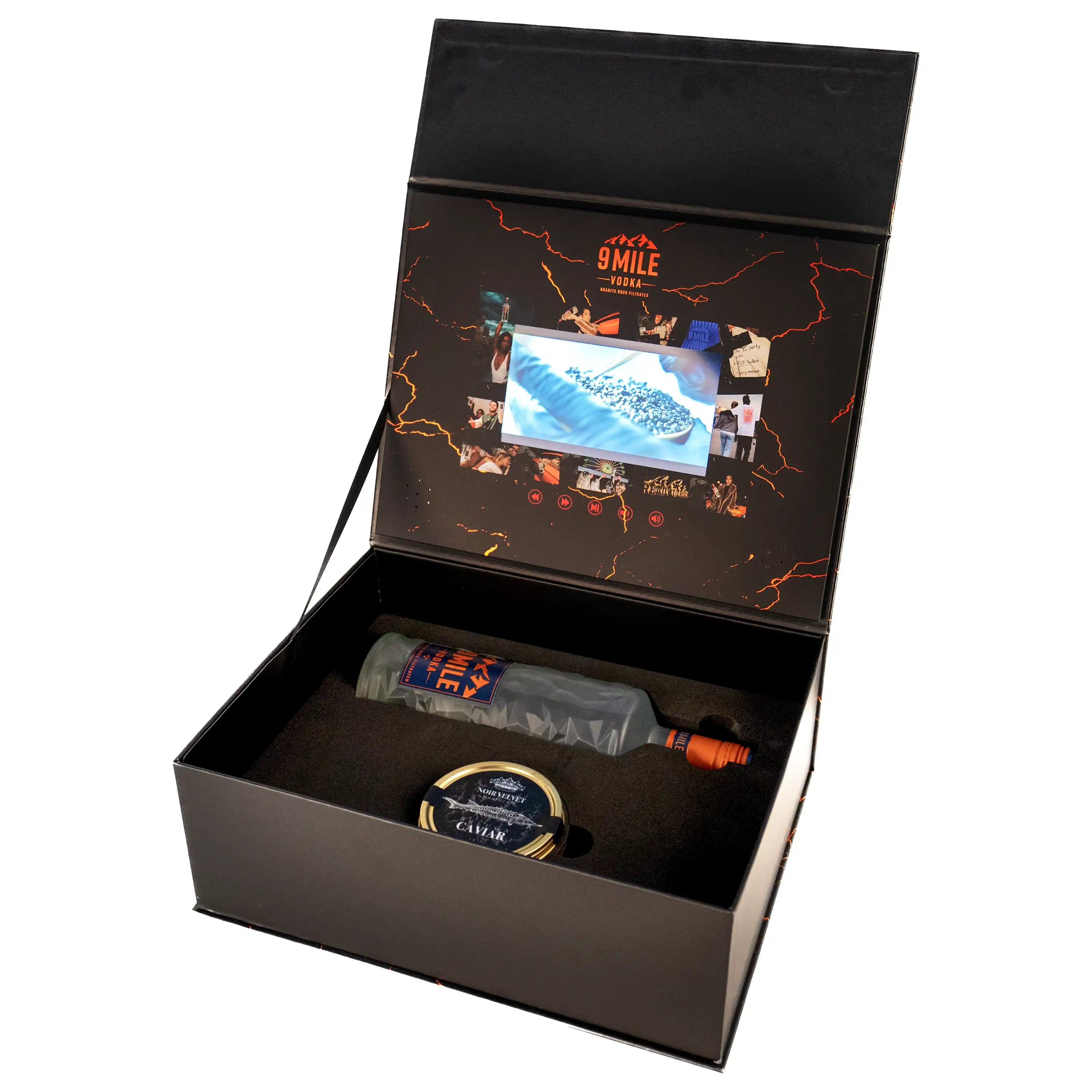 Noir Velvet Obsidian Beluga Caviar x 9 MILE Vodka 0,7L – MBG Amber Room